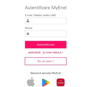 MyEnel contul meu - aplicatie Enel Romania - WebTek